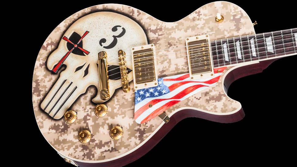 Gibson's American Sniper guitar features bullet shell from real ...