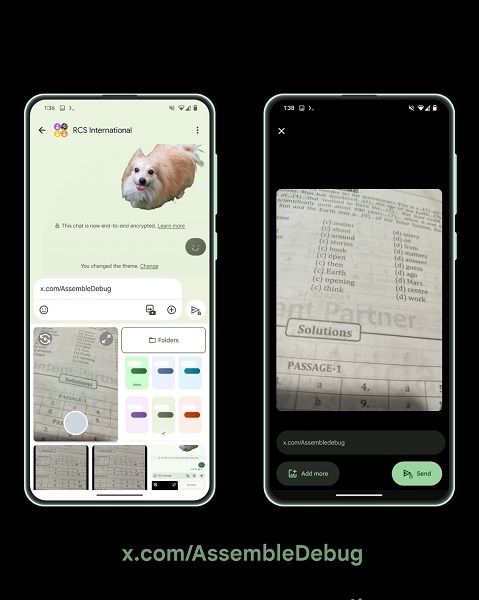 Google Messages spotted testing a much-needed change to sending photos ...