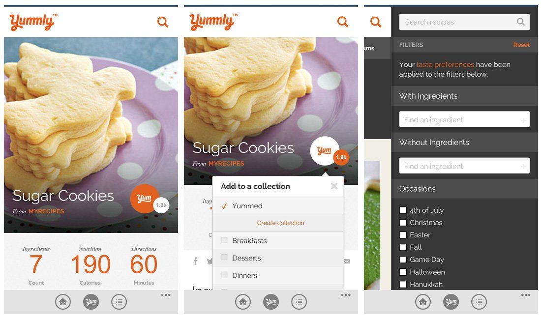 Yummly Recipes Lite review, a digital recipe box for Windows Phone ...