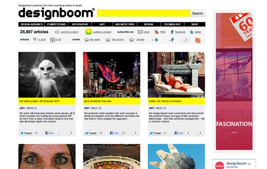 BLOG OF THE WEEK: designboom | Creative Bloq