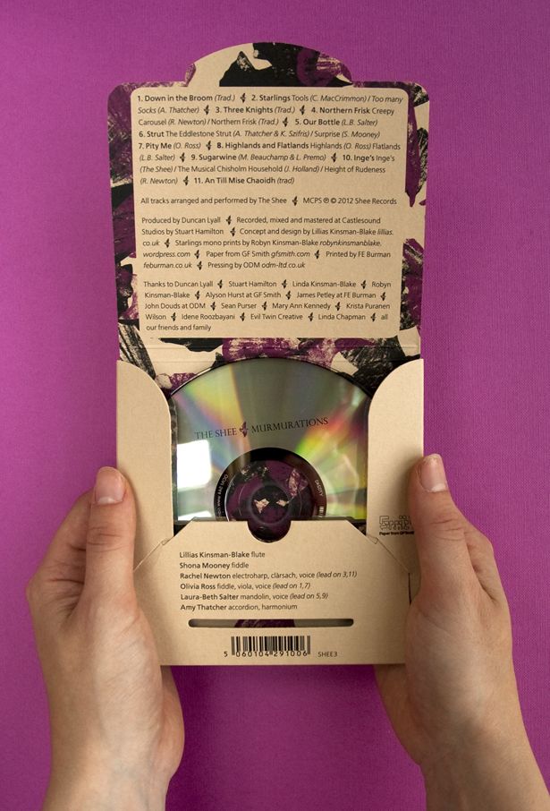 Murmurations - unique CD packaging | Creative Bloq