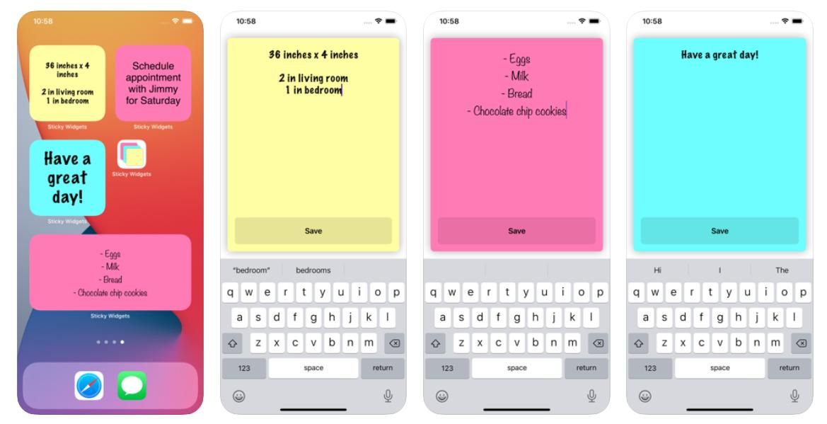 Sticky Widgets 2.0 gains new color & font options, iCloud syncing, and ...