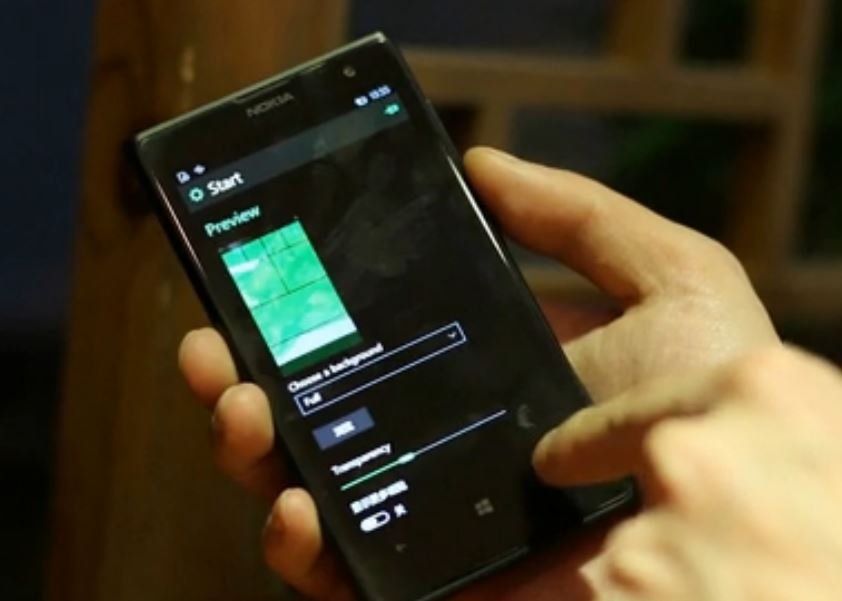 Leaked video of Windows 10 for phone reveals transparency slider, Lumia ...