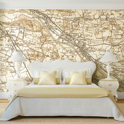New map wallpaper from Love Maps On | News | Ideal Home