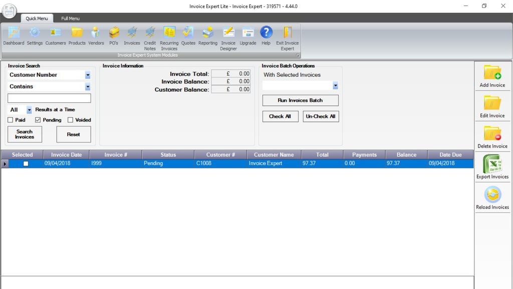 Invoice Expert Lite | TechRadar