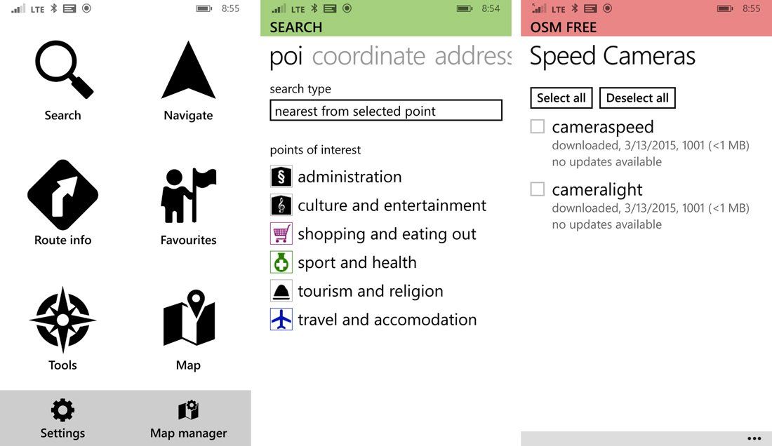 MapFactor GPS Navigation, a mapping system for your Windows Phone with ...