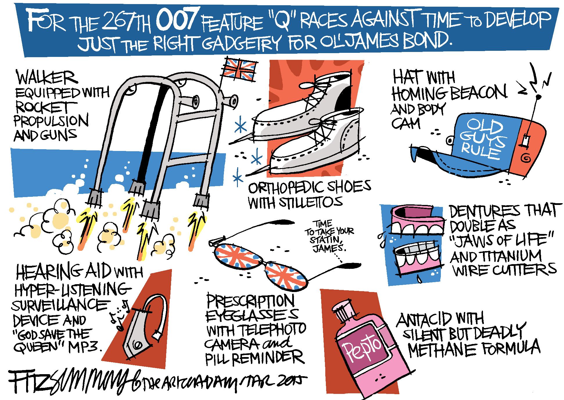 Editorial cartoon Entertainment James Bond | The Week