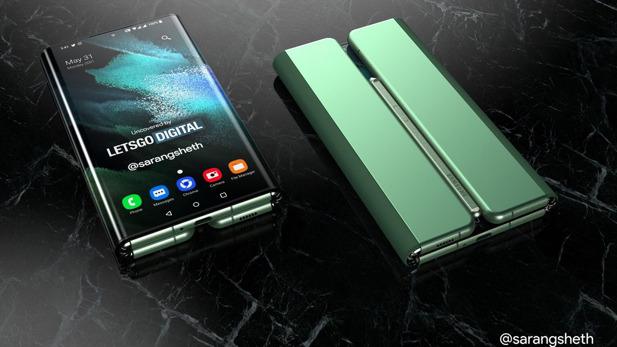 Samsung Galaxy Z Fold Tab renders reveal stunning tri-fold design | Tom ...