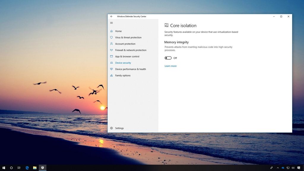 How to enable memory integrity protection on Windows 10 April 2018 ...