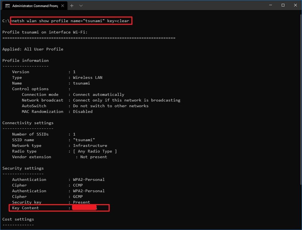 How to manage wireless networks with Command Prompt on Windows 10 ...