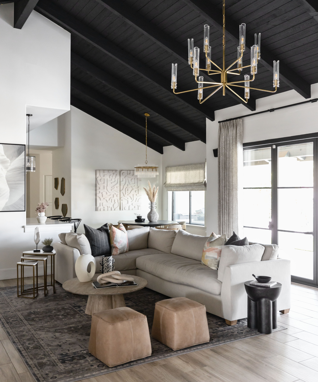 How much of your sofa should sit on the rug? | Homes and Gardens