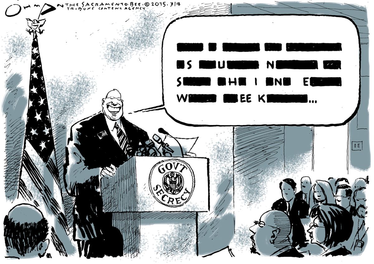 Political cartoon U.S. government NSA CIA | The Week