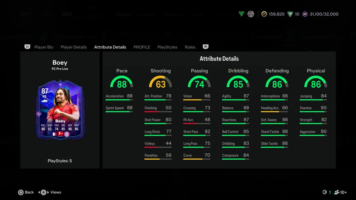 FC 25 FC Pro Live Tracker with upgrades for Xavi Simons and Nathan Ake ...