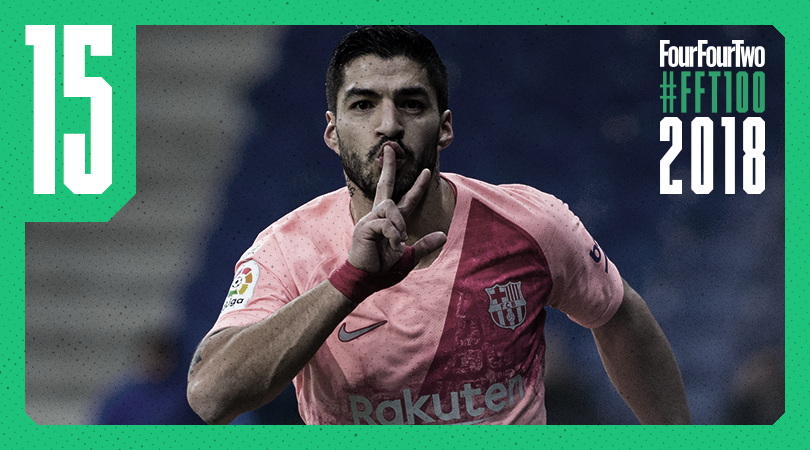 FFT100 2018: No.15, Luis Suarez (Barcelona) | FourFourTwo