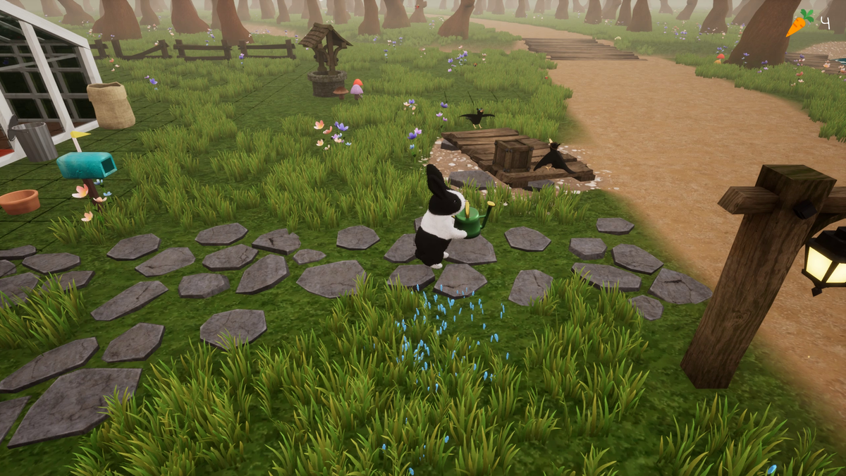 This game about gardening bunnies is raising a lot of questions for me ...