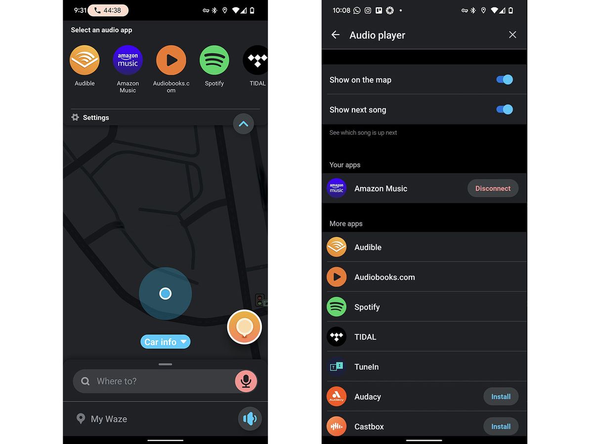 How to set a default audio app in the Waze app | Android Central