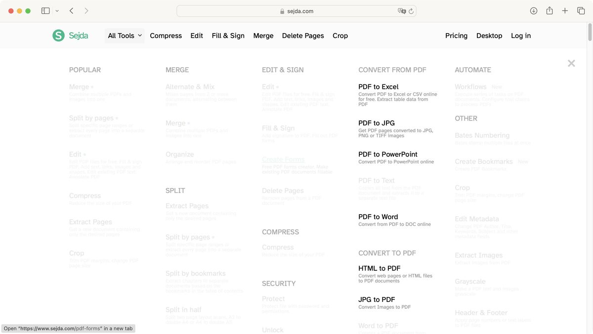 Sejda PDF editor review | TechRadar