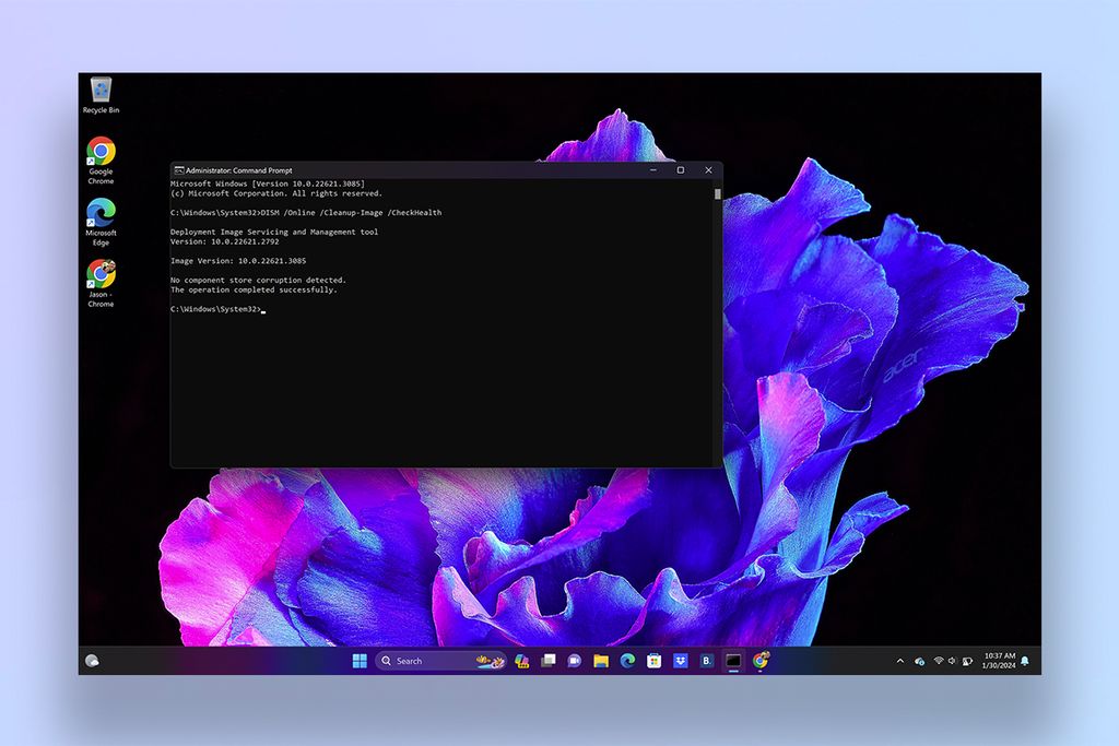 How to repair a Windows 11 image using DISM Command Tool — Scan health ...