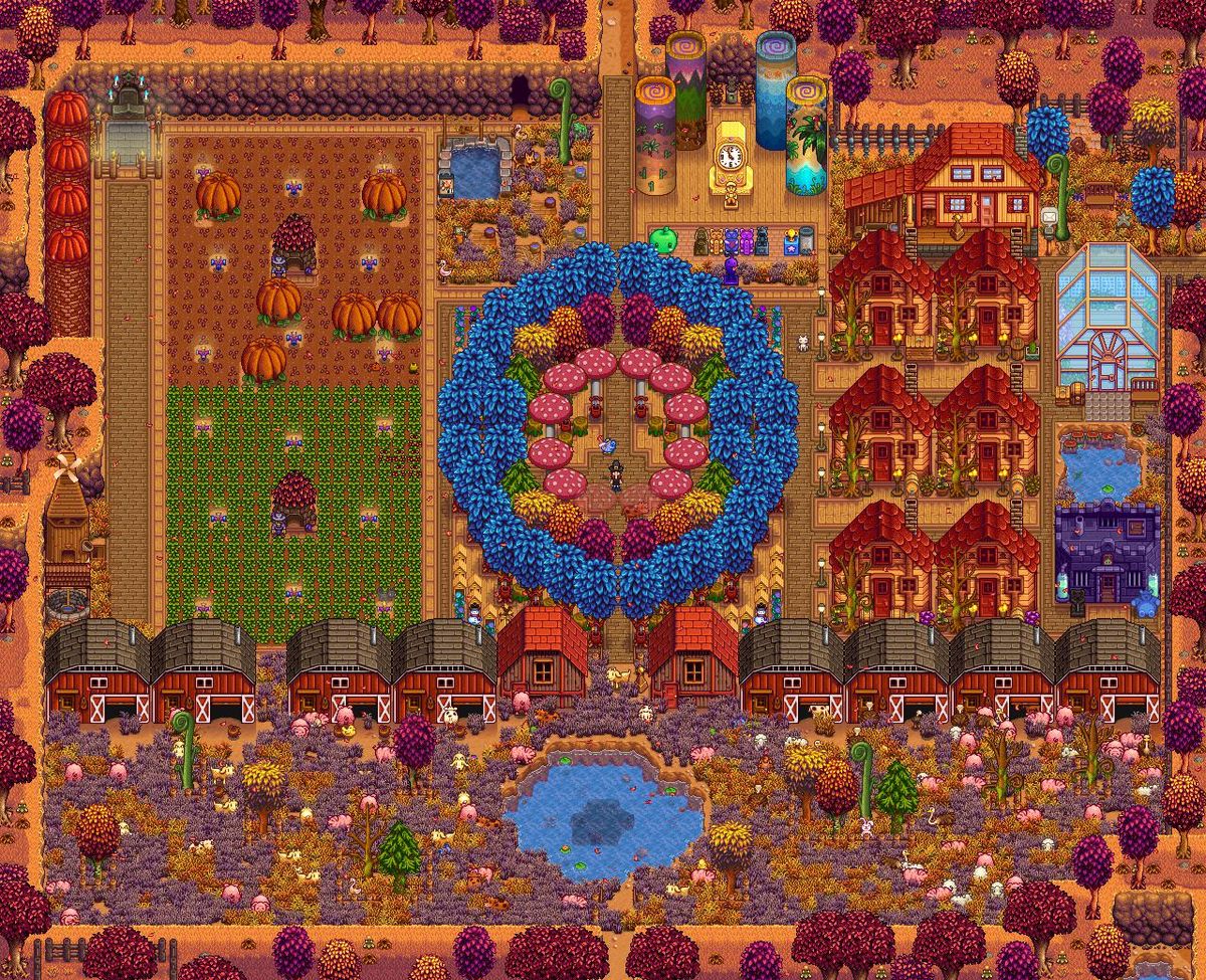 Let's all de-stress for a minute by looking at beautiful Stardew Valley ...
