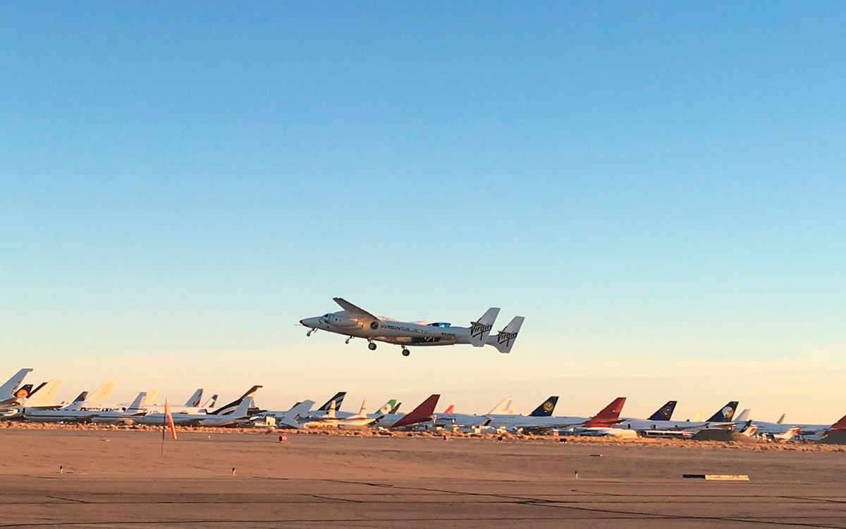 In Photos: SpaceShipTwo Unity Soars to Space in 4th Powered Test Flight ...
