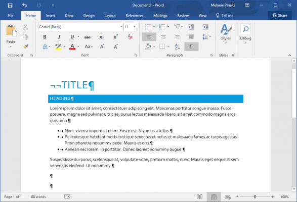 How To Show Formatting Marks In Microsoft Word Laptop Mag