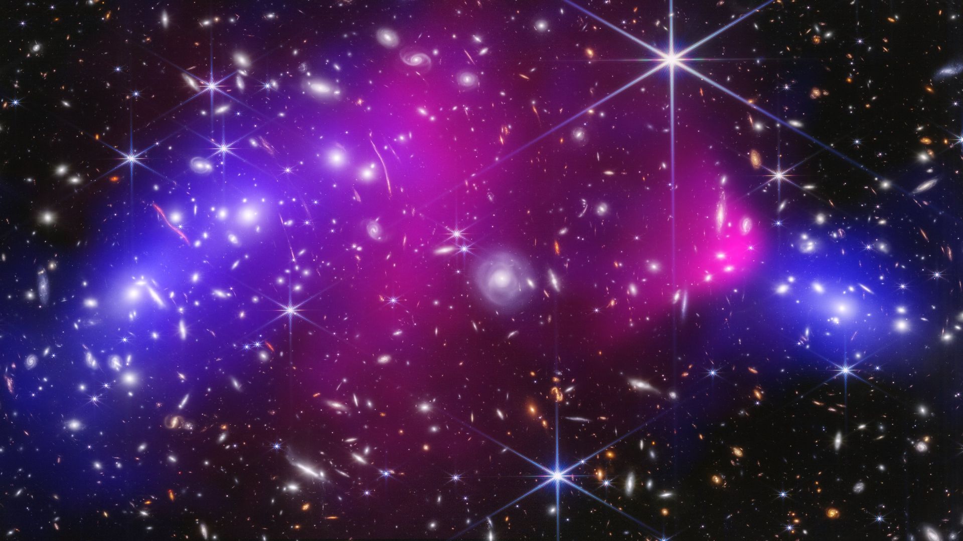James Webb telescope reveals dizzying galaxies in the Bullet Cluster: Space photo of the week ...