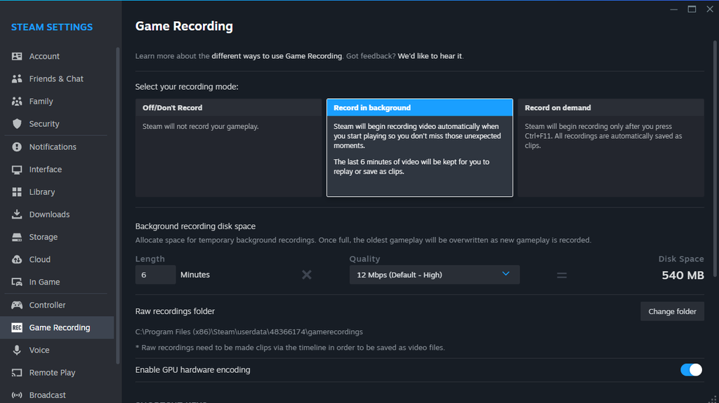 Steam gets built-in game recording, instant replay, and clip editing ...