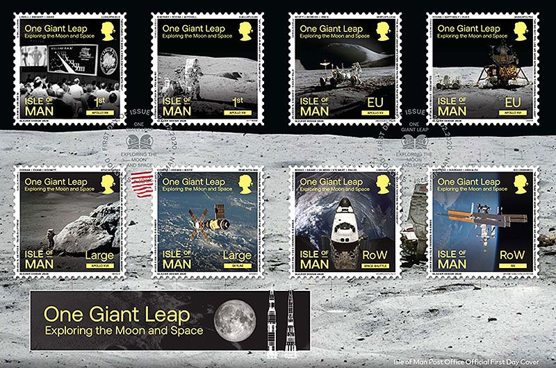 Isle of Man marks Apollo 13 50th with new 'One Giant Leap' stamps | Space
