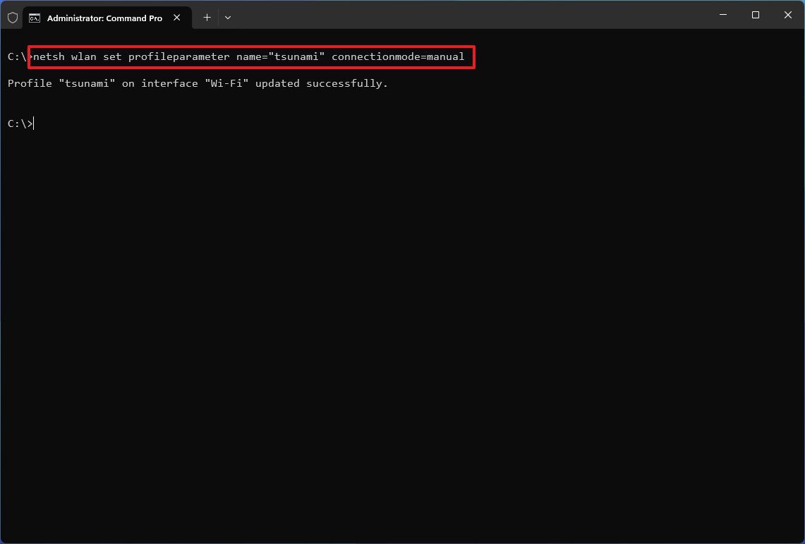 How to control Wi-Fi networks from Command Prompt on Windows 11 ...