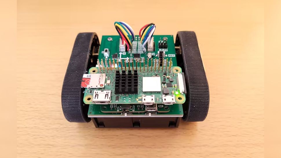 Tiny Raspberry Pi Zero 2 W Robot Made For Robot Sumo Toms Hardware
