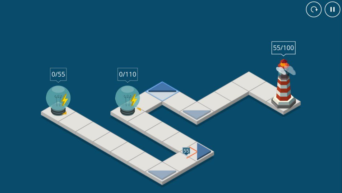 Light House, a puzzling game of energy delivery for Windows Phone and ...