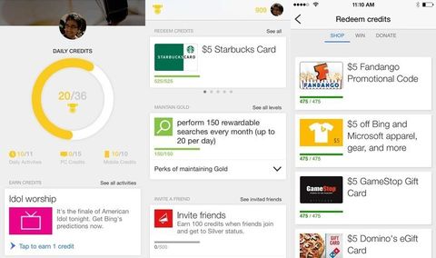 Microsoft adds faster ways to earn Bing Rewards on Android and mobile ...