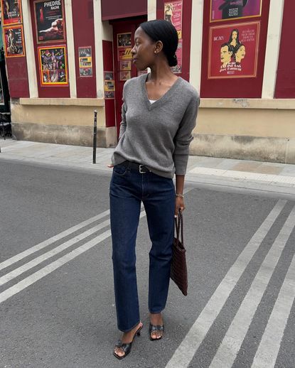 7 Chic Jeans Outfits to Copy From French Women This Fall | Who What Wear