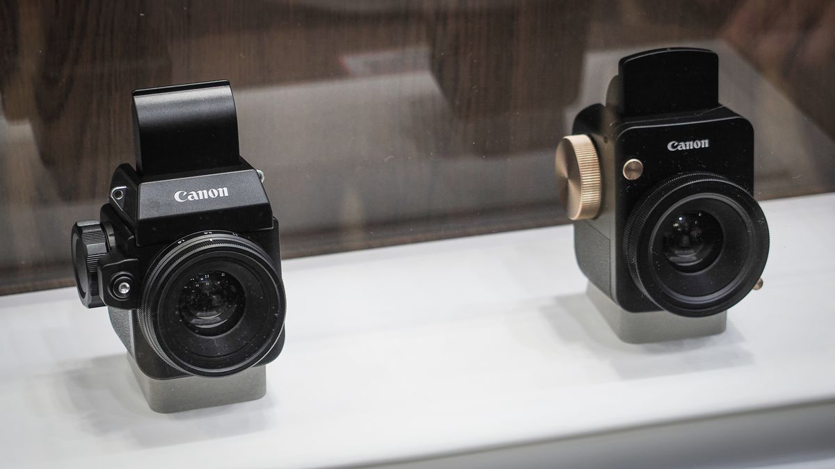 Canon goes retro! Analog concept camera with optical finder and manual ...