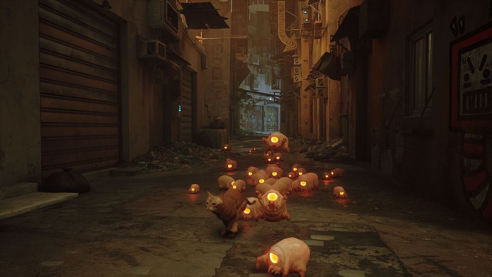 A gorgeous new Stray trailer showcases the adventures of a cat in a ...