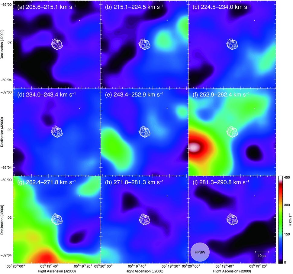 Hubble helps explore the wreckage of a supernova star explosion in a ...