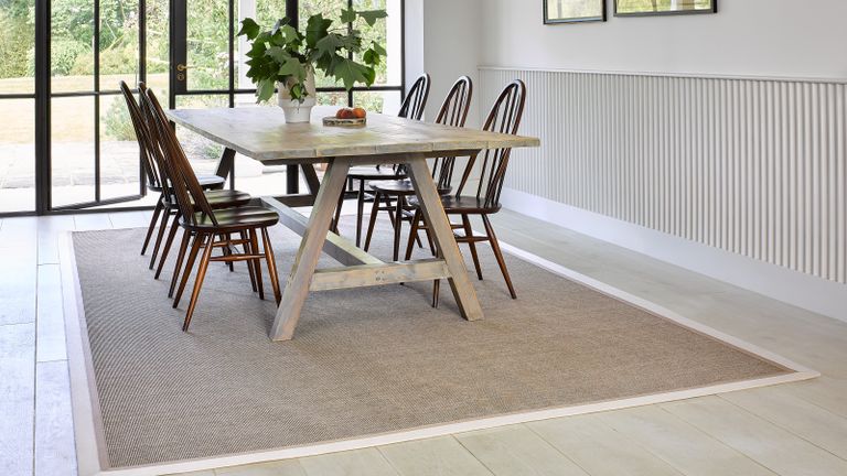 How big should a dining room rug be? Experts reveal | Ideal Home