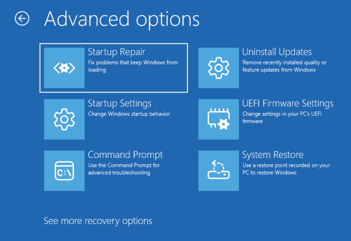 When and Why to Use Windows Advanced Startup | Tom's Hardware