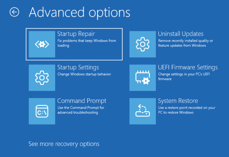 When and Why to Use Windows Advanced Startup | Tom's Hardware