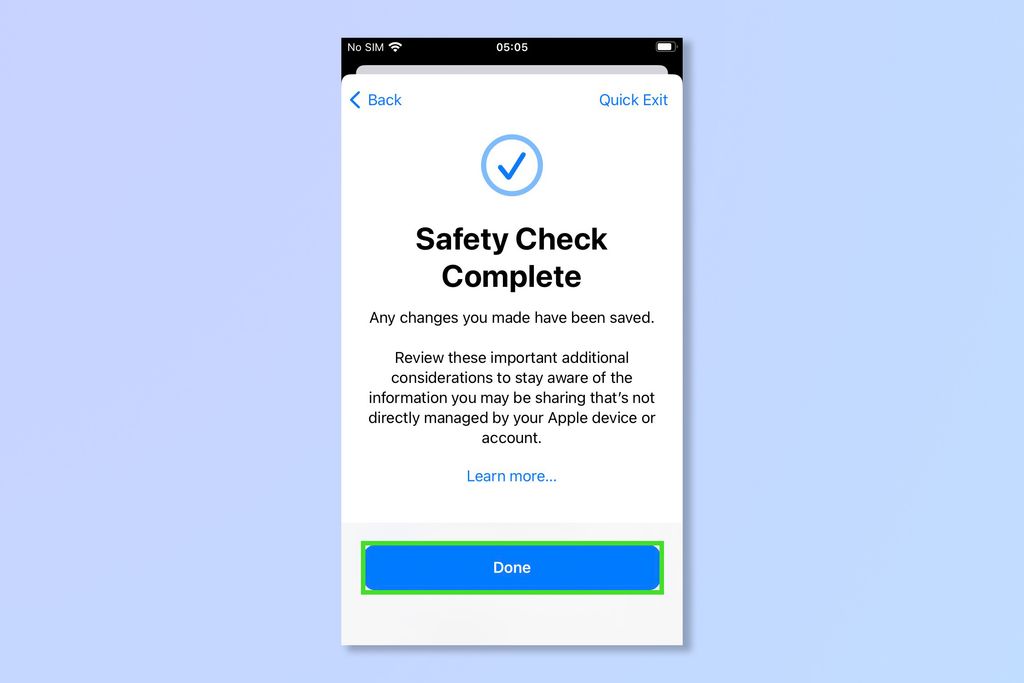 How to use Safety Check on iPhone | Tom's Guide