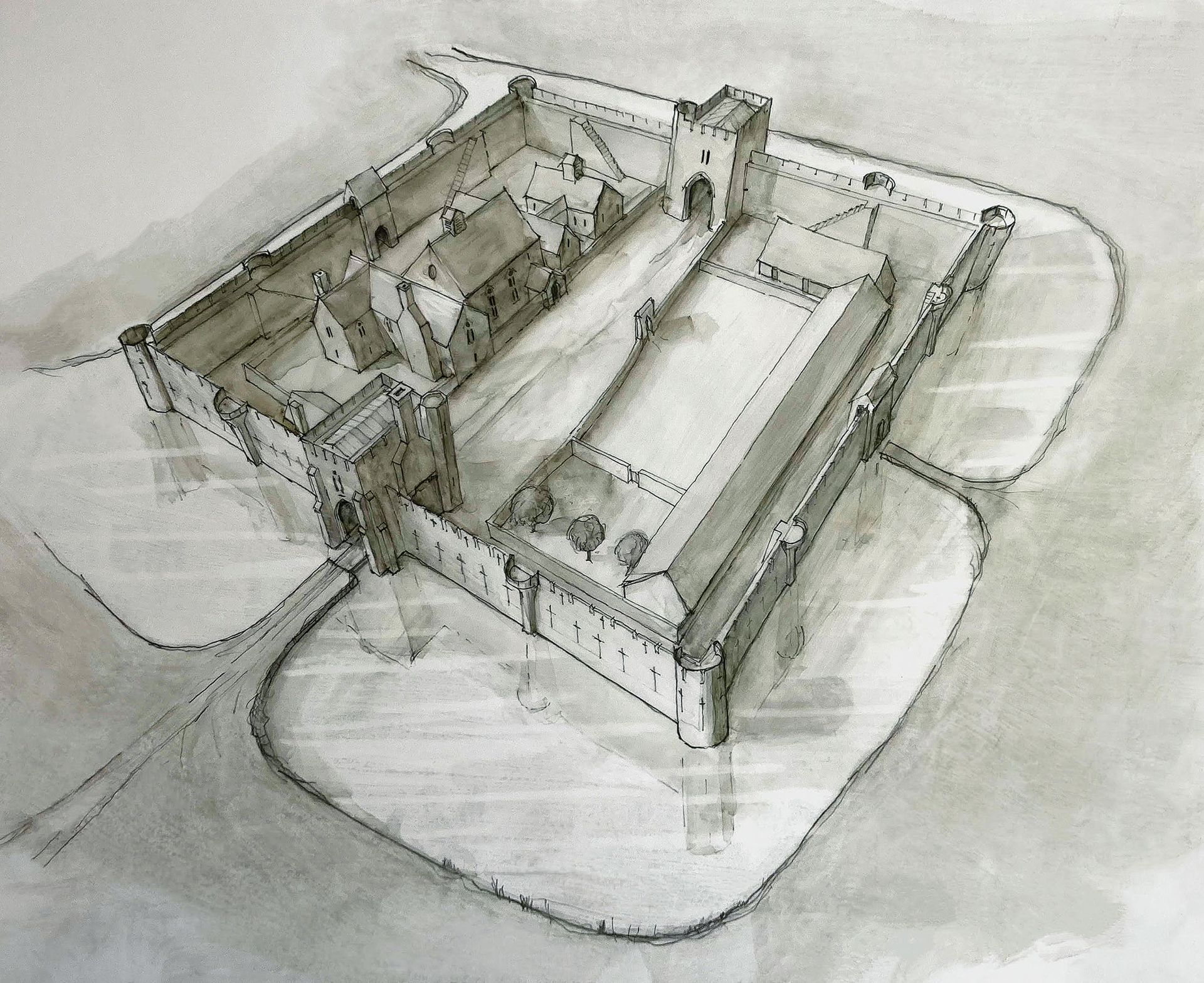 How Bampton Castle became Ham Court: The manor house-turned-castle, and ...