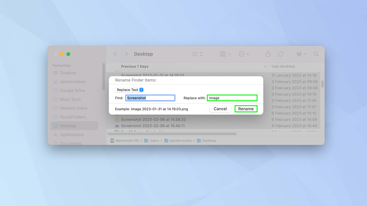 How to rename multiple files on Mac | Tom's Guide