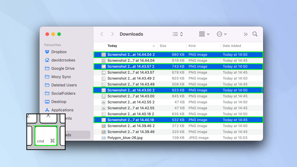 How to select multiple files on Mac | Tom's Guide