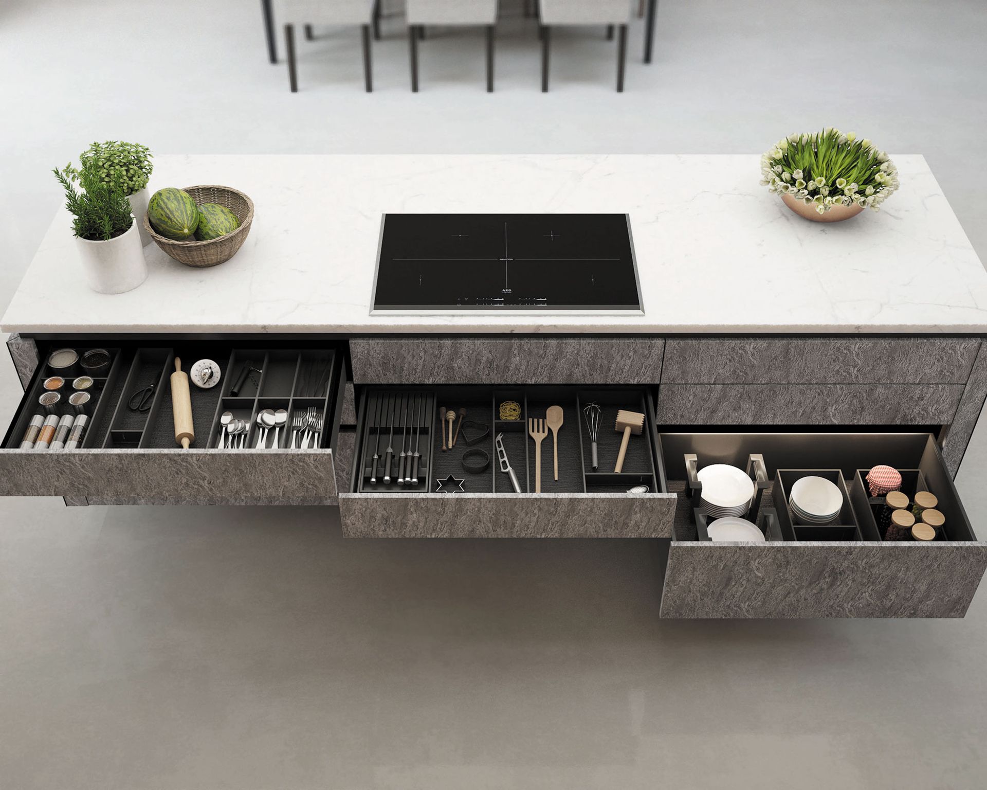 11 ways to max out kitchen island storage for an organized cooking ...