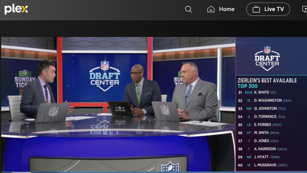 Plex Adds NFL Channel Ahead of Draft Coverage | Next TV