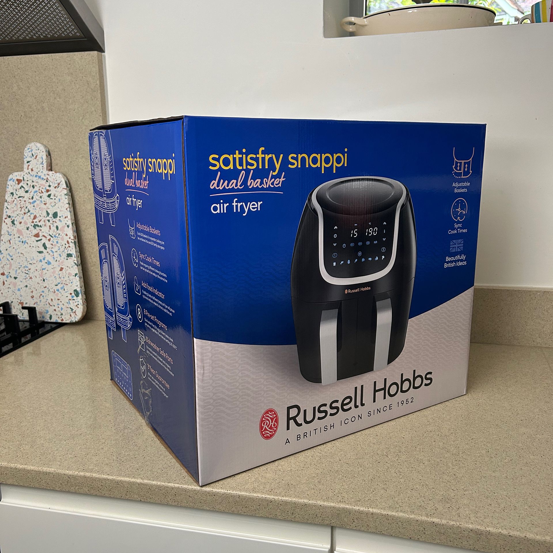Russell Hobbs Satisfry Snappi Dual Basket Air Fryer review | Ideal Home