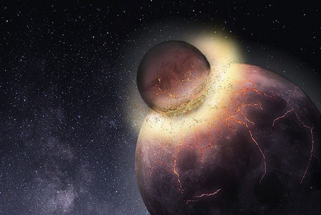 Moon-Forming Smashup May Have Paved the Way for Life on Earth | Space