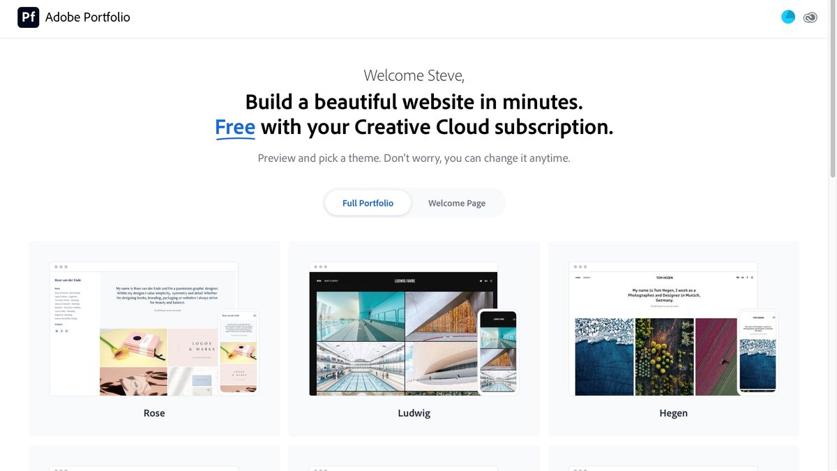 Adobe Portfolio review | TechRadar