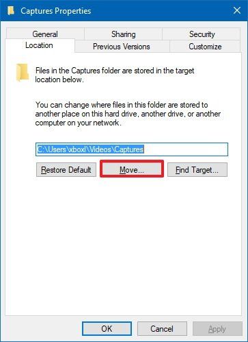 How to change Windows 10's Game DVR Captures folder location | Windows Central