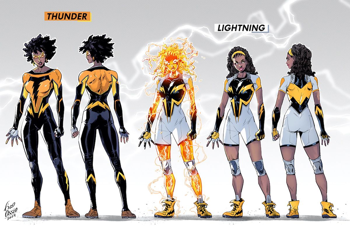 Black Lightning and his daughters Thunder and Lightning will head up ...
